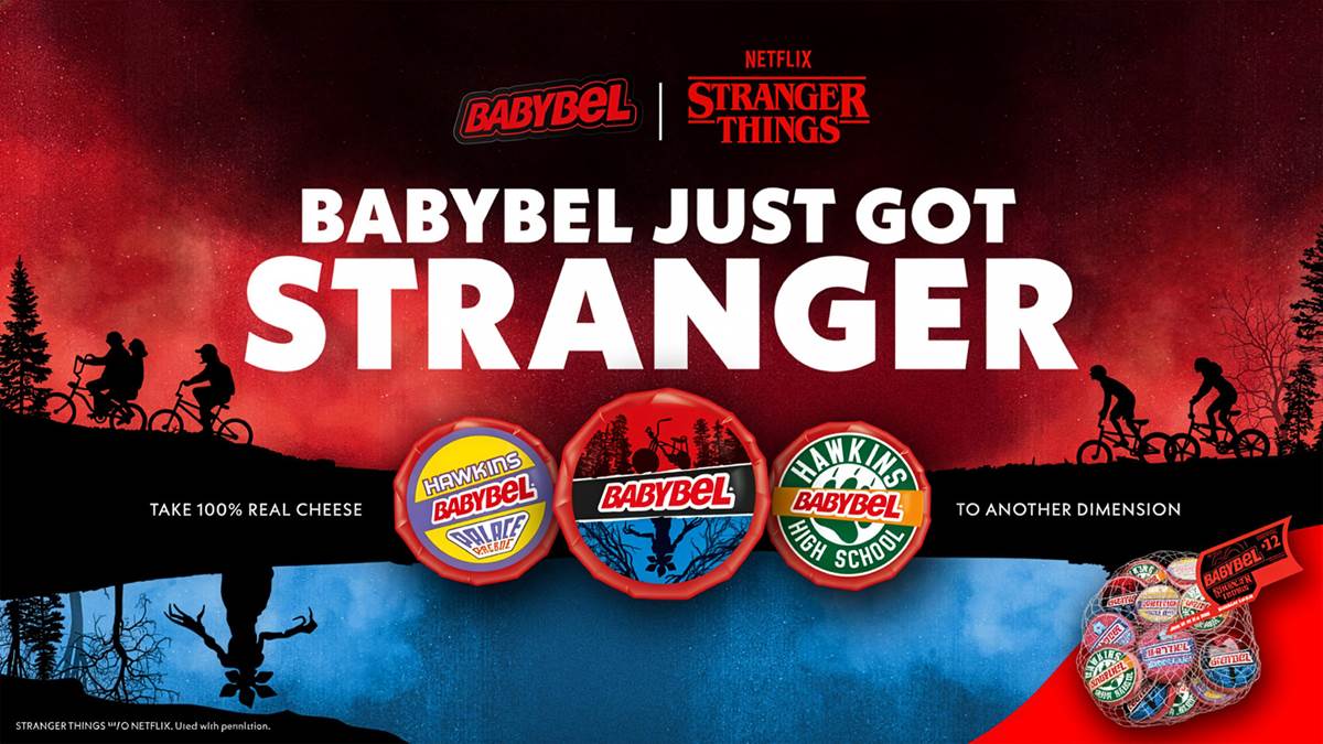 Babybel Turns Up the Heat with Stranger Things Hellfire Cheese Alternative
