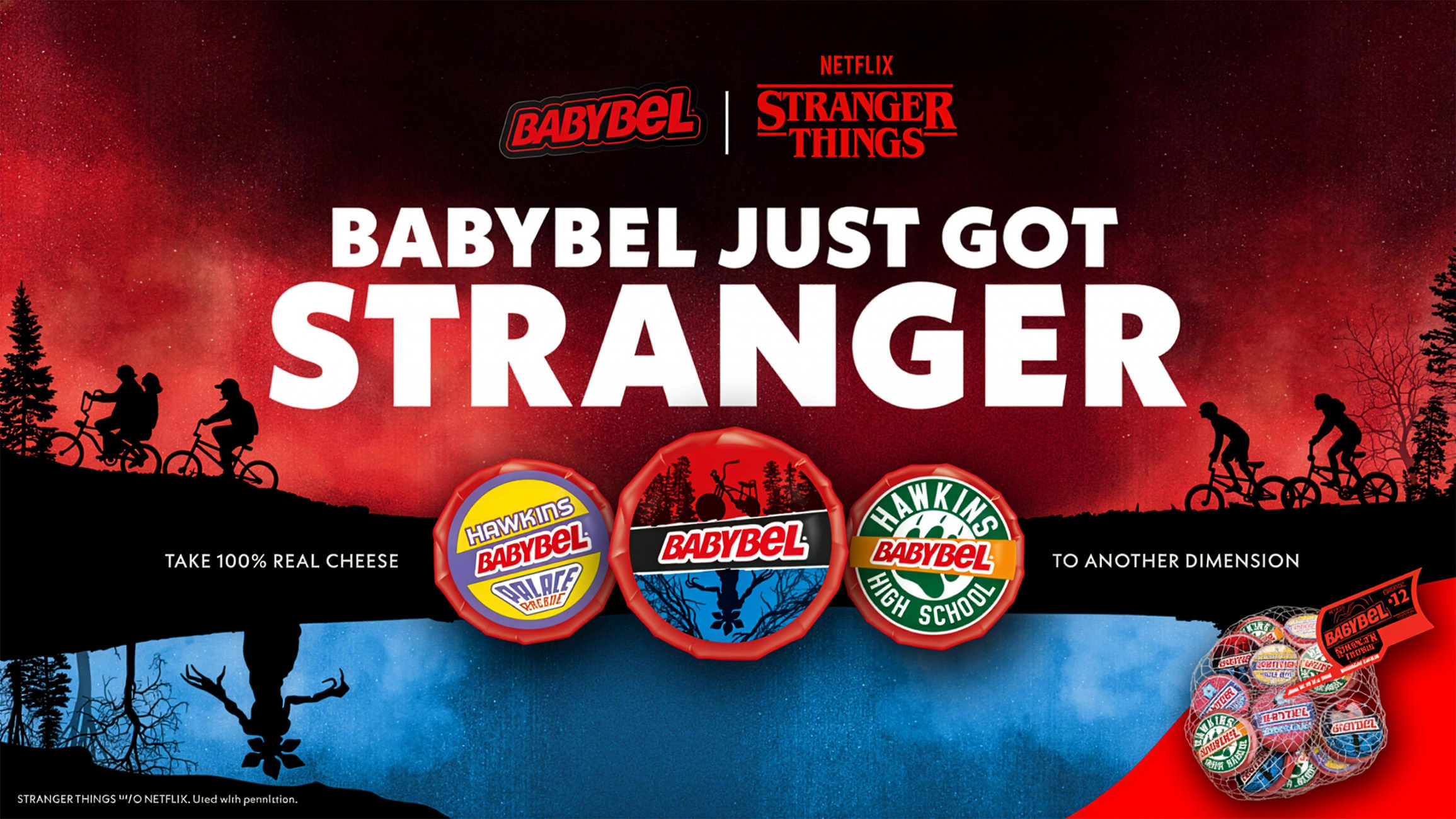 Babybel Turns Up the Heat with Stranger Things Hellfire Cheese Alternative