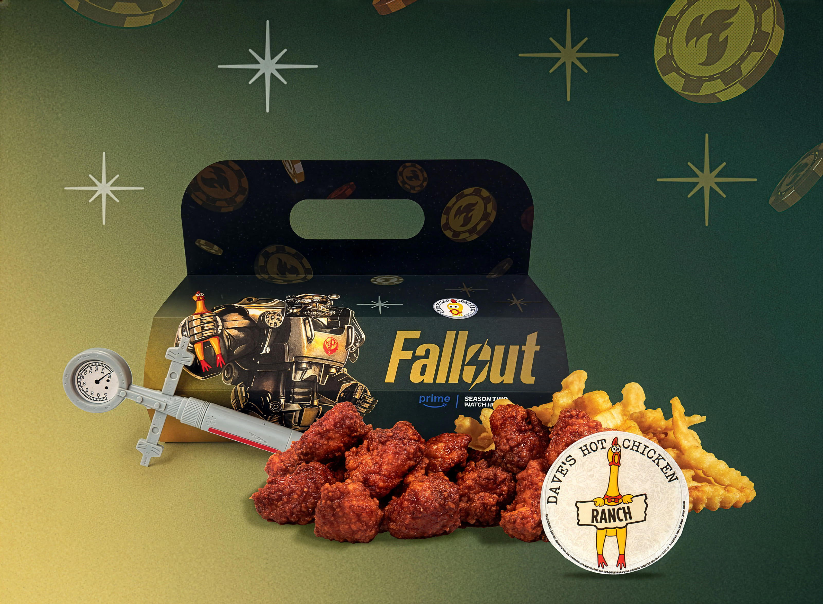 Fallout Fans Run to Dave’s Hot Chicken for an Epic Meal and Collectible