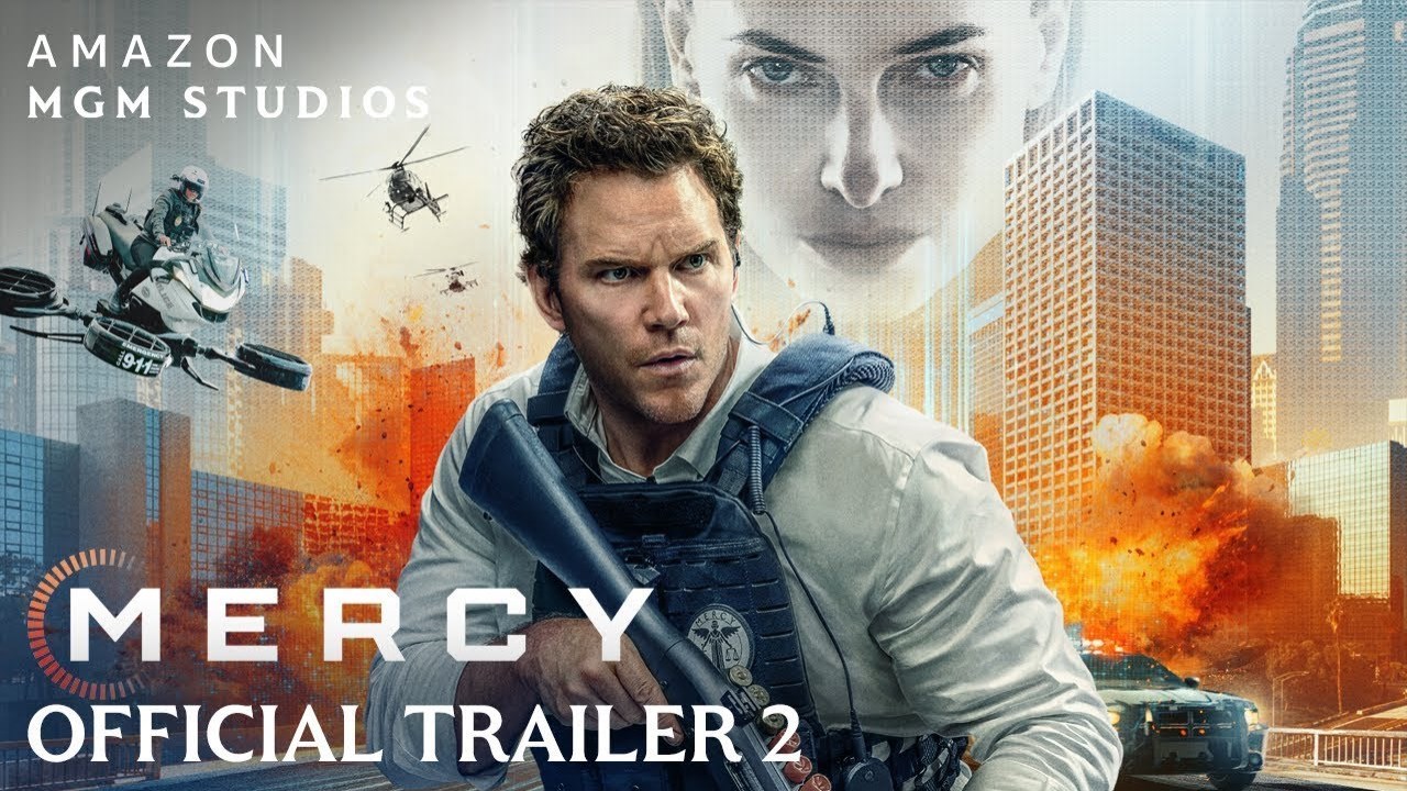 MERCY Trailer 2: Chris Pratt Races Against an AI Judge in High-Stakes Sci-Fi Thriller
